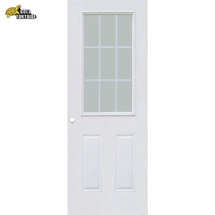 Steel Door With Glass Panel - gtsteeldoor.com